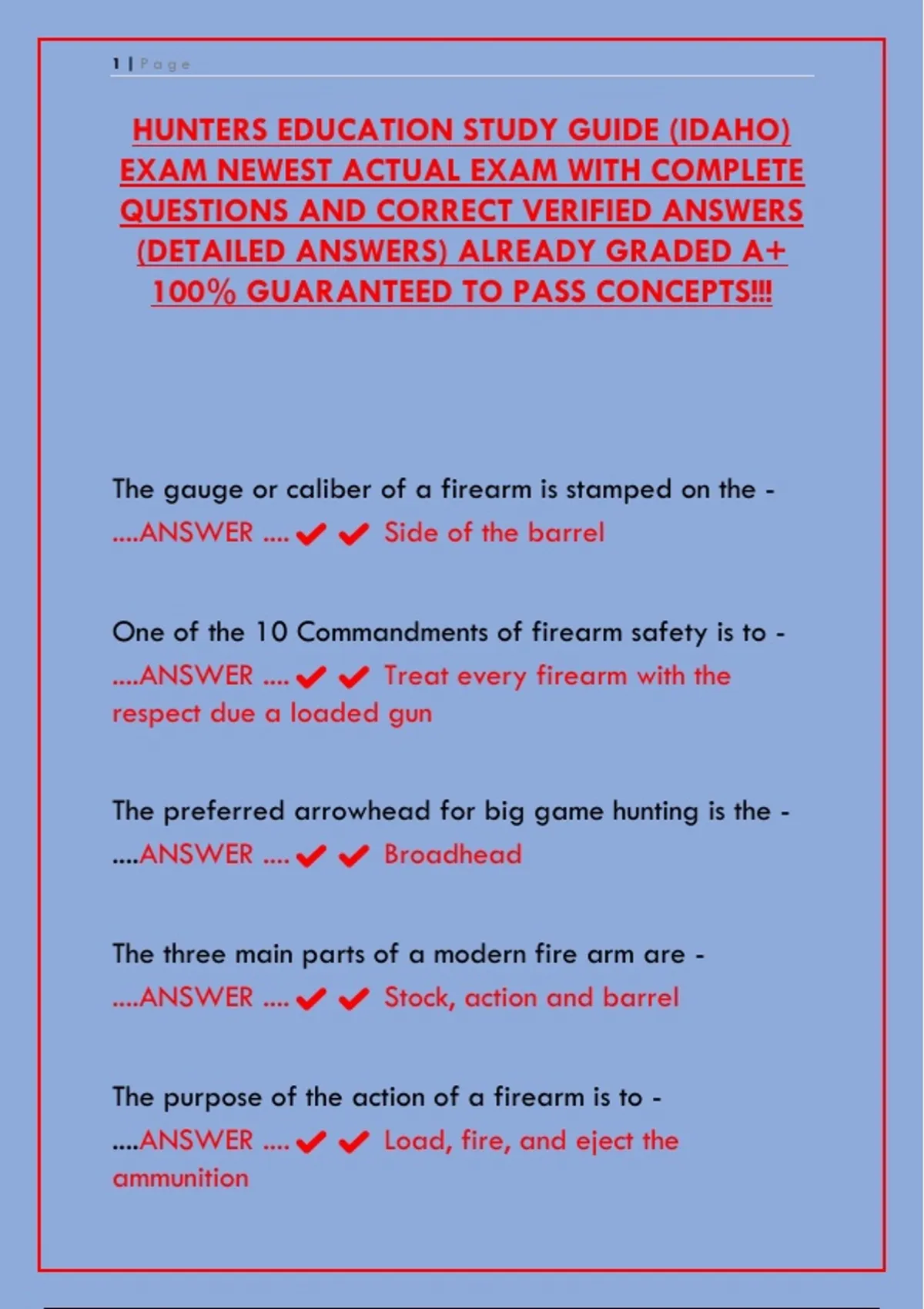 Hunter Ed Study Guide: Pass Your Safety Course & Get Certified - HESI ...