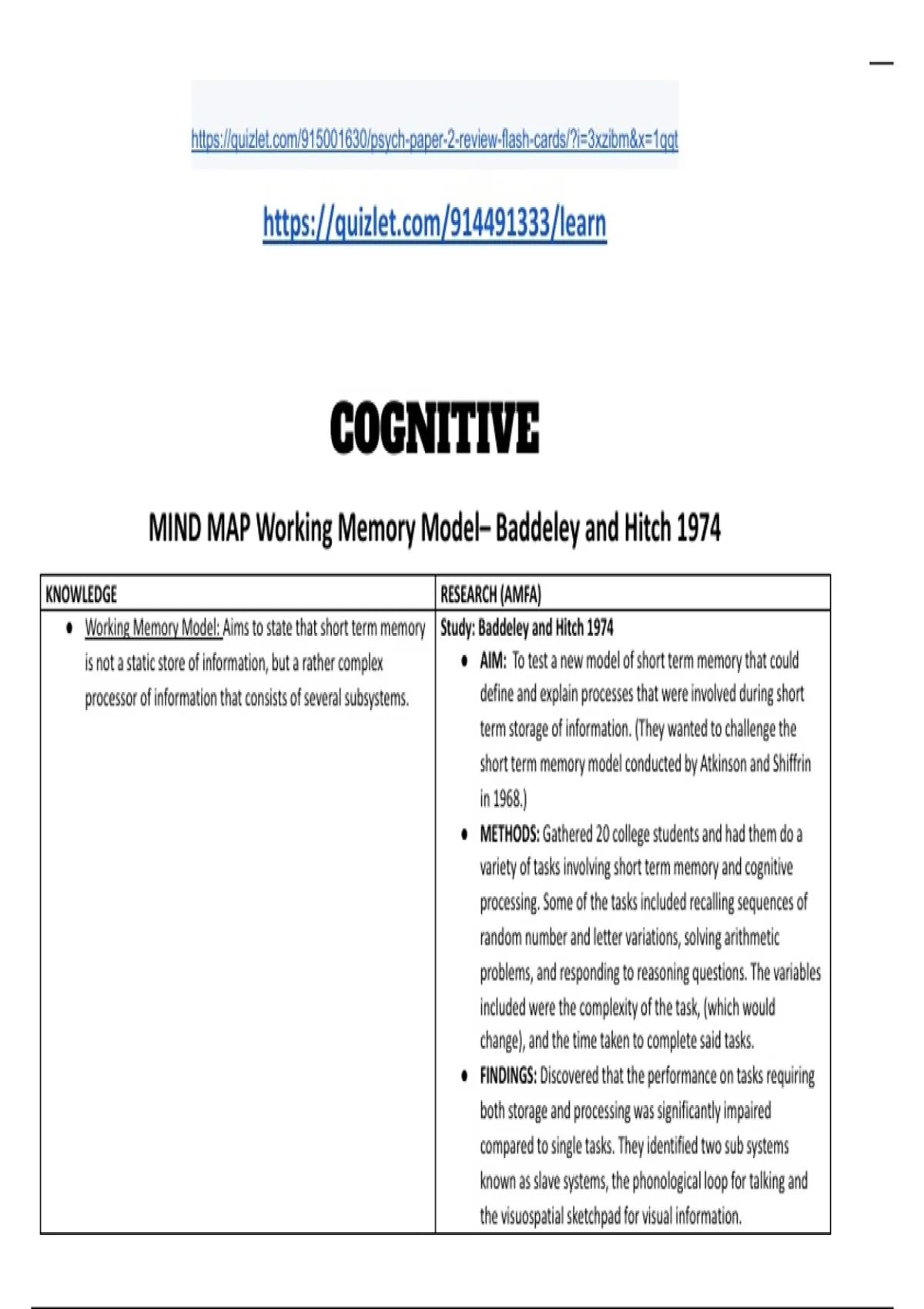 Summary IB Psychology SL Study Guide: 20+ AMFA Studies for Paper 1 & 2 ...