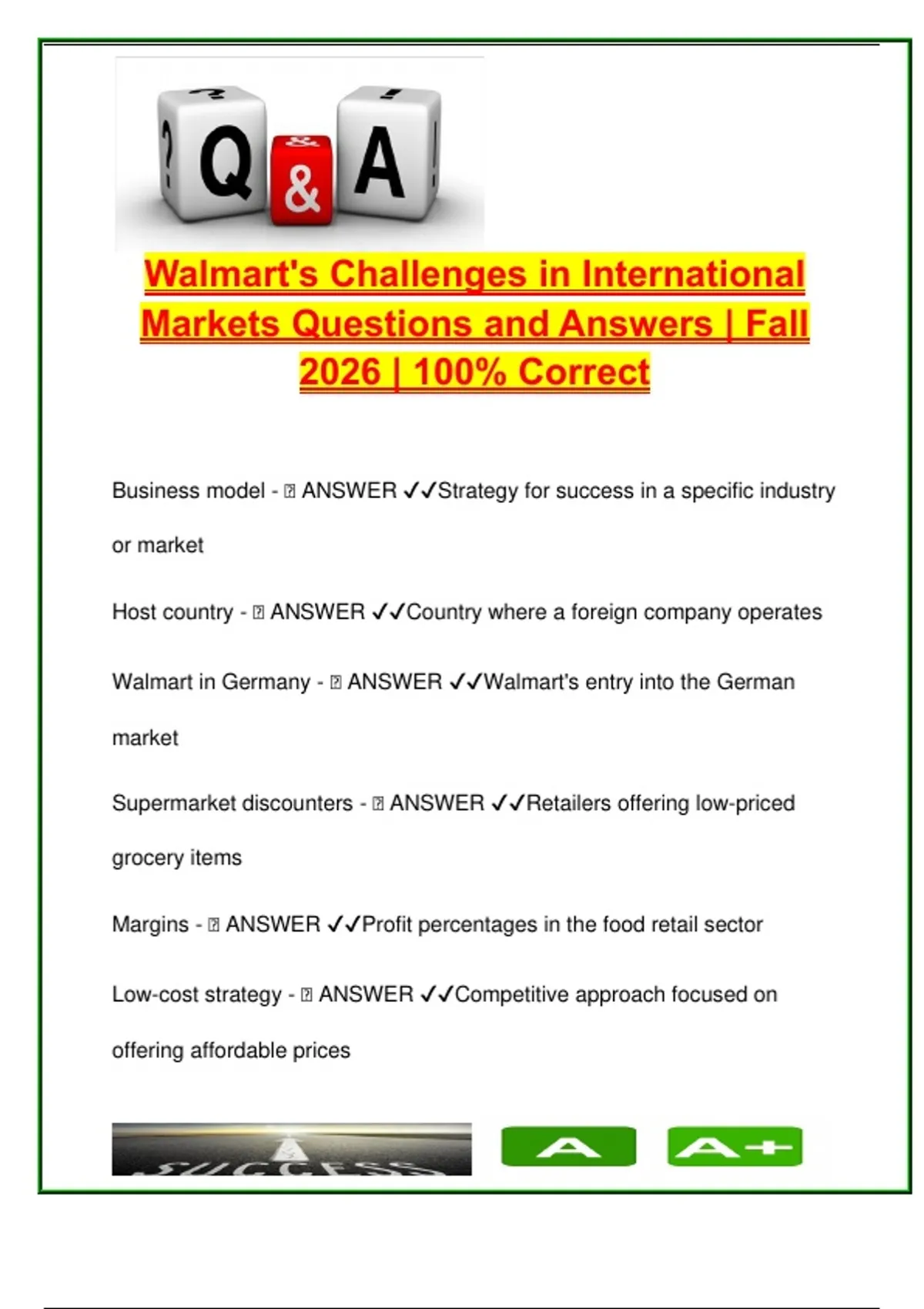 Walmart International Expansion Quiz (30+ Questions) | Germany & China ...