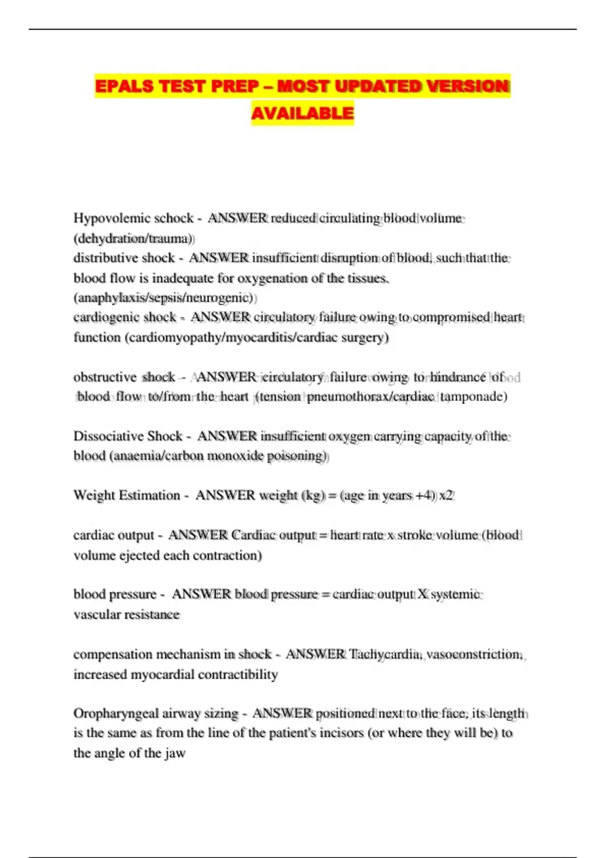 EPALS Test Prep 2025/2026 – Most Updated Version with Verified Answers ...
