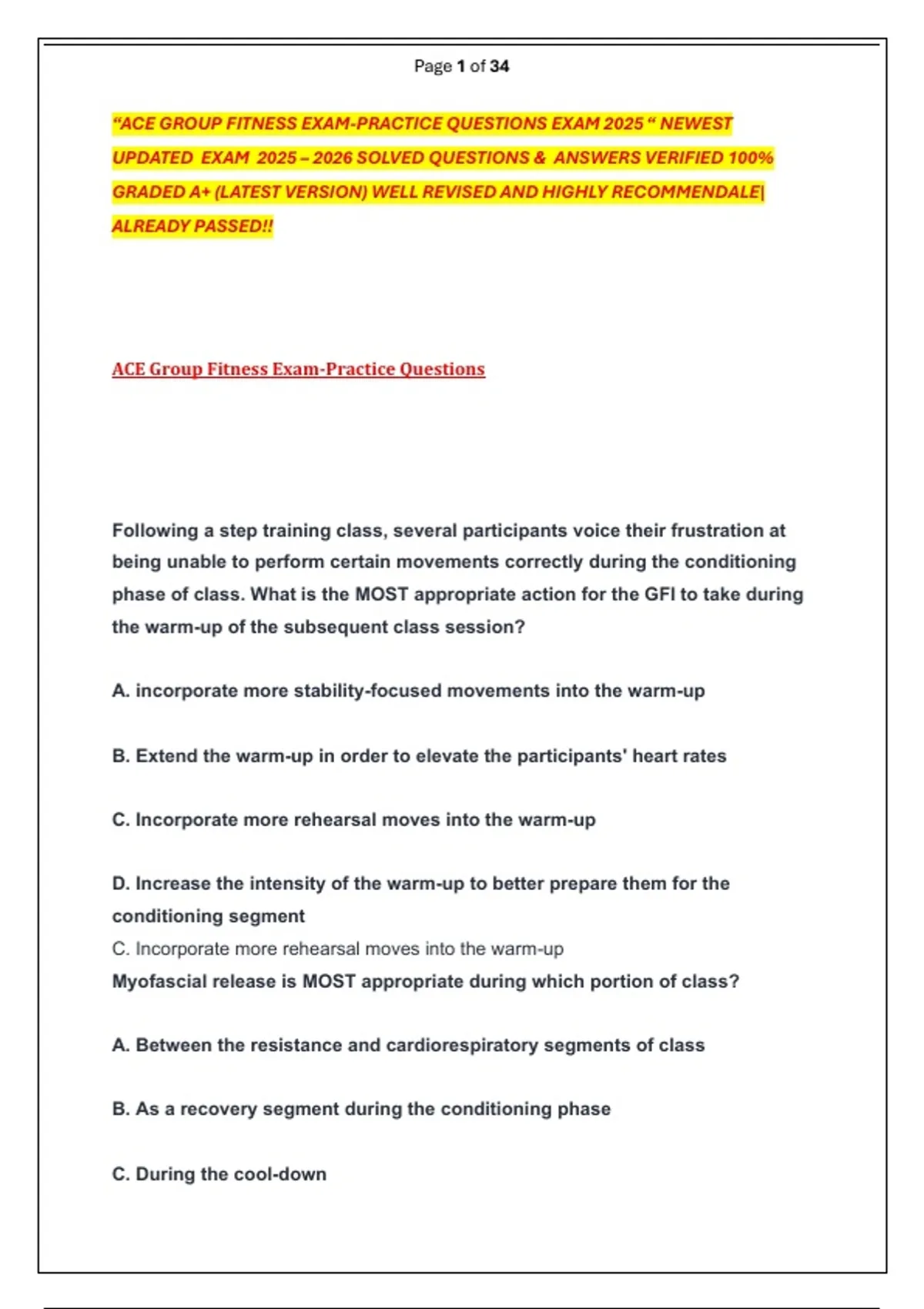 “QCM COMPLETE ENGLISH 2025 “ NEWEST UPDATED EXAM 2025 – 2026 SOLVED ...