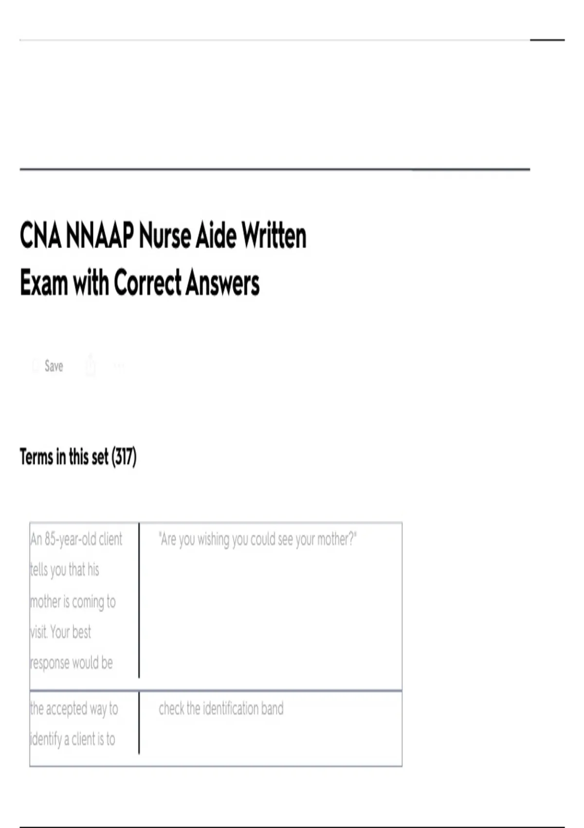 CNA NNAAP Nurse Aide Written Exam Complete Guide 2025/ 2026 with ...