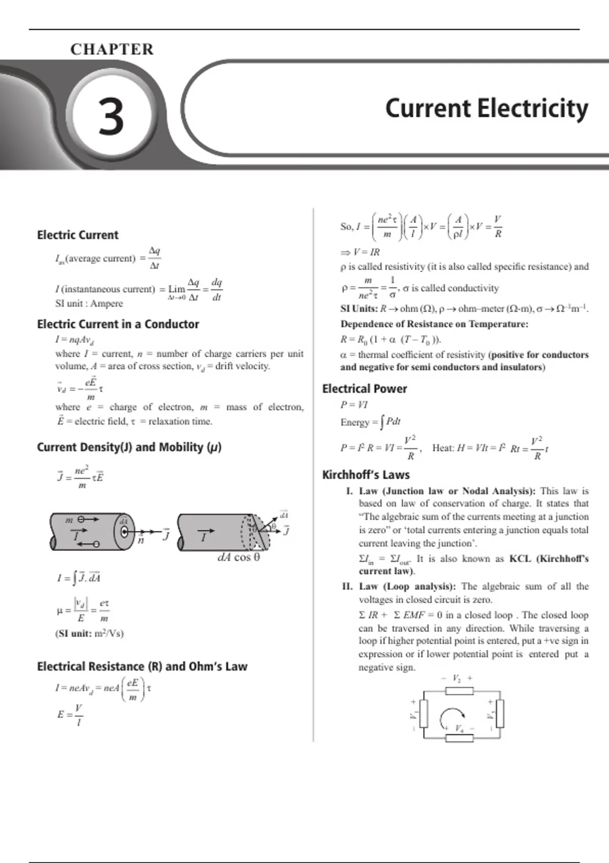 Physics Class XII – Current Electricity (JEE Module 18, PW) – One-Shot ...