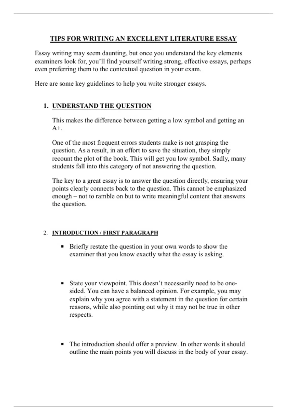 Summary Essay Writing Skills – Guidelines for Crafting Excellent ...