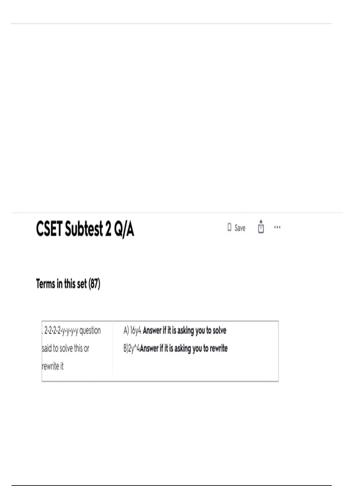 2025/ 2026 CSET Subtest 2 Math Science Practice Test Exam Prep Answer ...