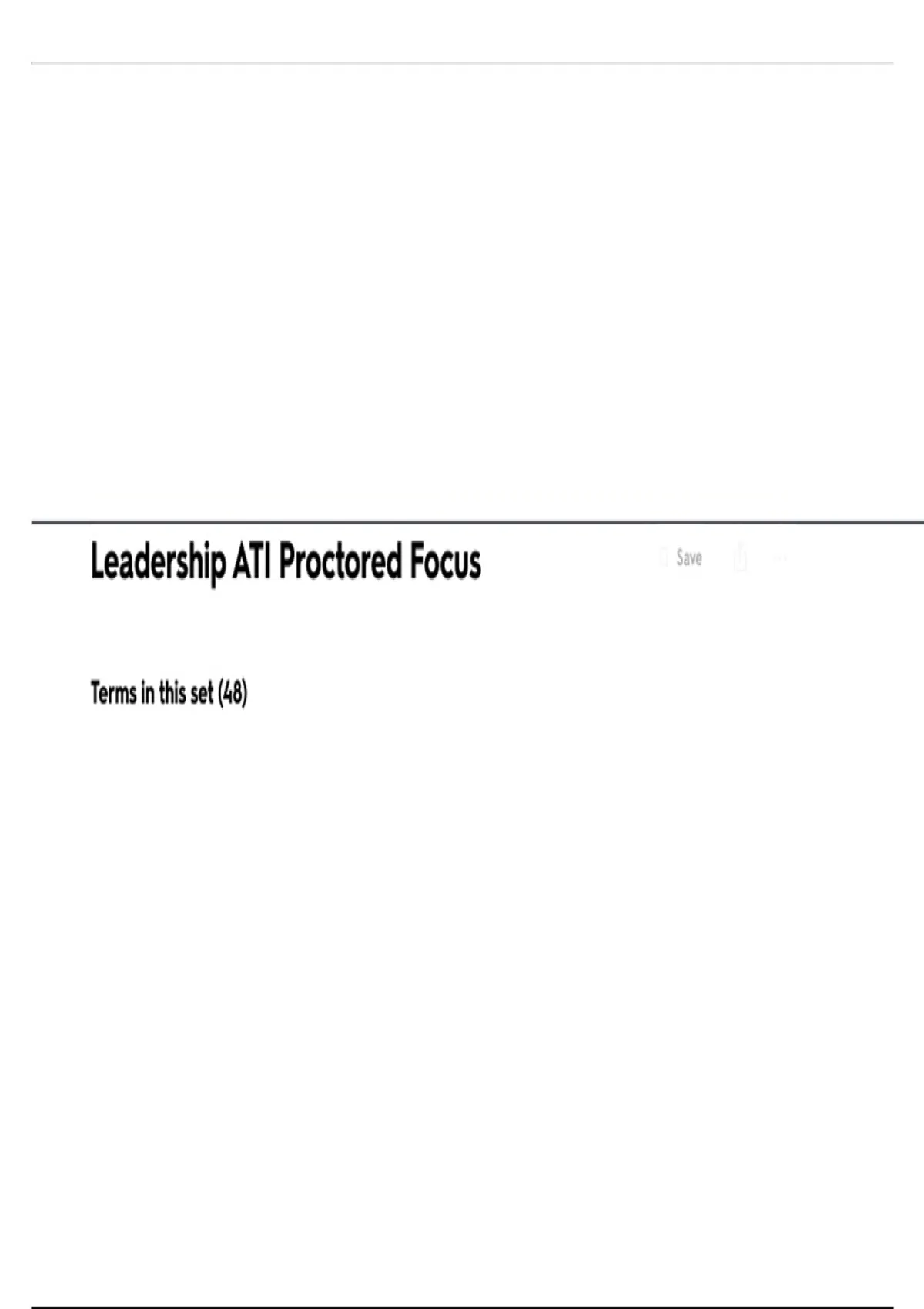 Leadership ATI Proctored Focus Complete Practice Questions with ...