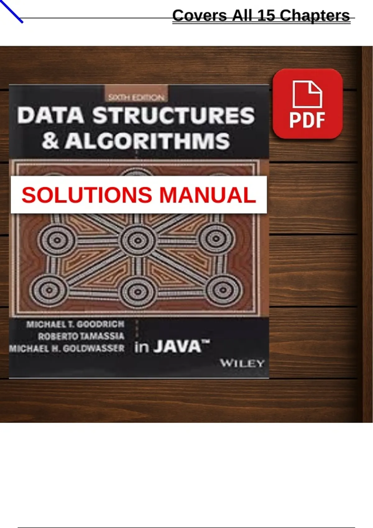 Data Structures & Algorithms in Java Solutions Manual – Goodrich – 15 ...