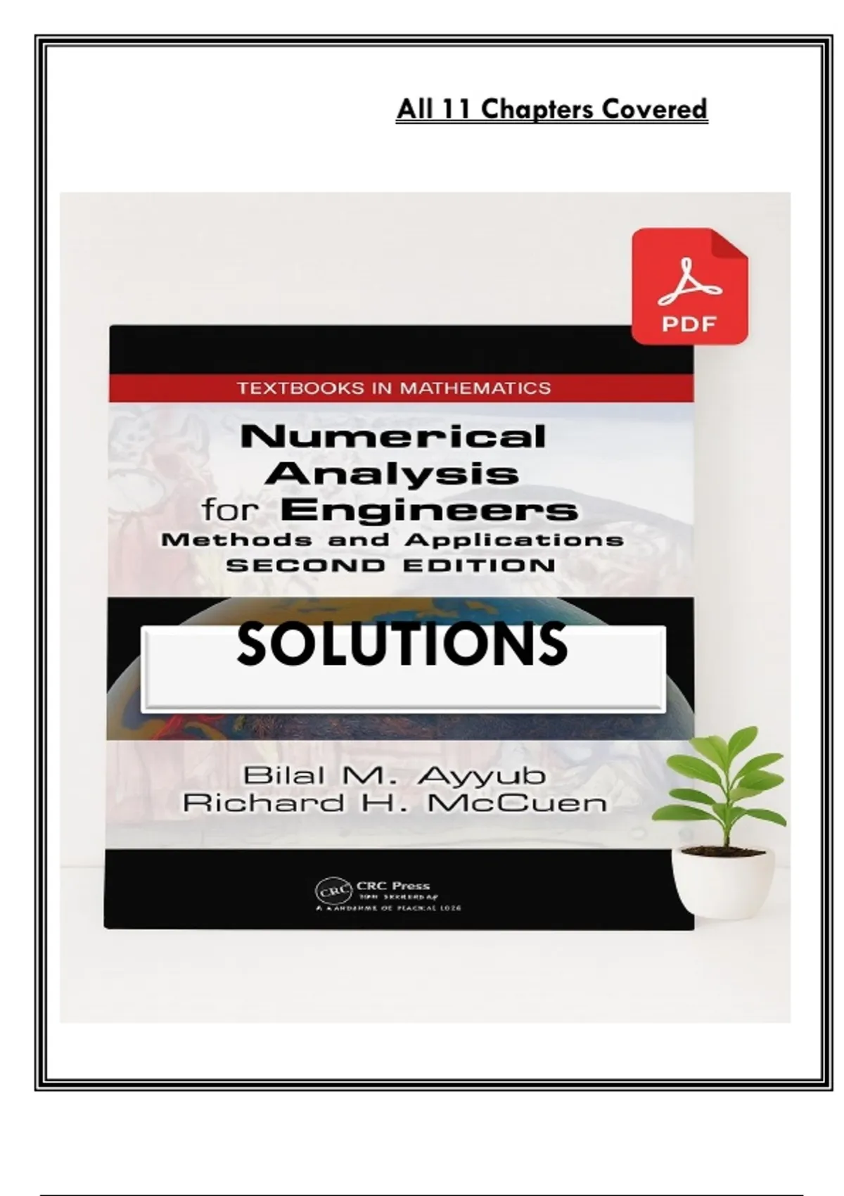 Solution Manual for Numerical Analysis for Engineers: Methods and ...