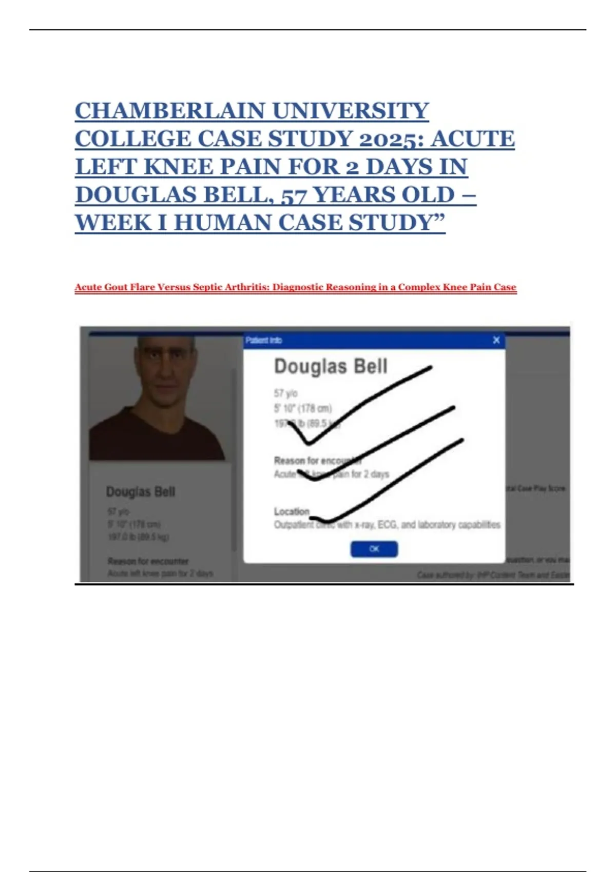Unraveling the Pain: Distinguishing Acute Gout Flare from Septic ...