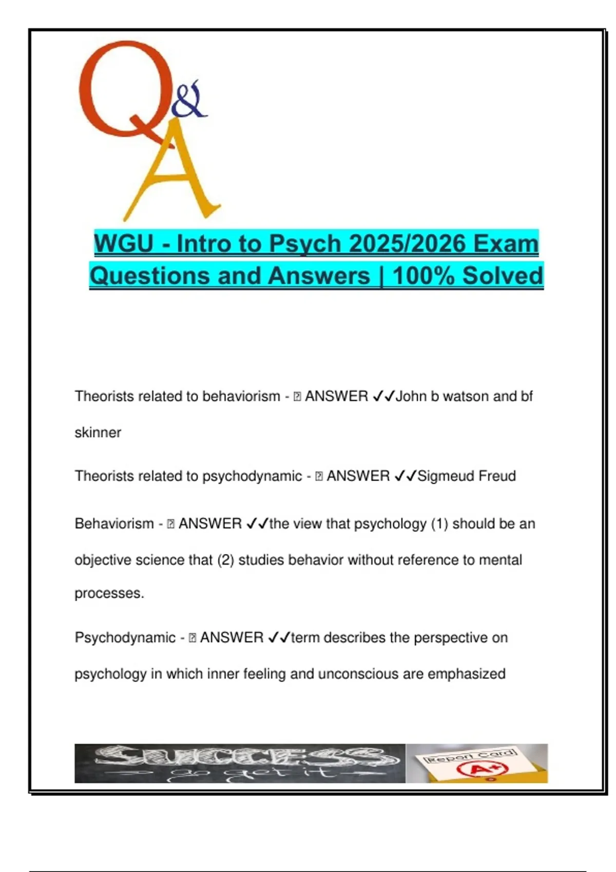 PSY 101 | 100% Solved Flashcards | Memory, Conditioning, Brain ...