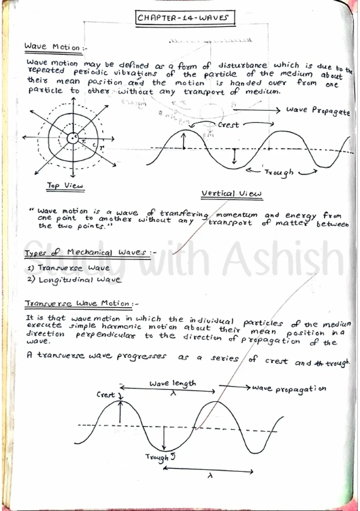 Class 11 Physics Waves – Complete Handwritten Notes (Easy & Exam Ready ...