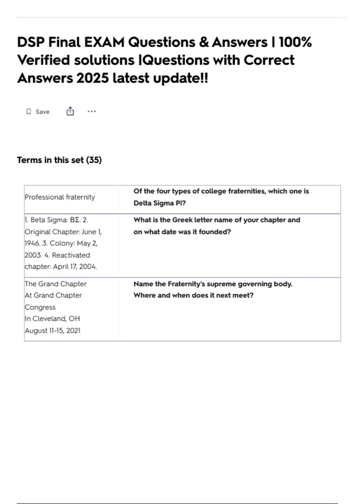 DSP Final EXAM Questions & Answers | 100% Verified solutions |Questions ...