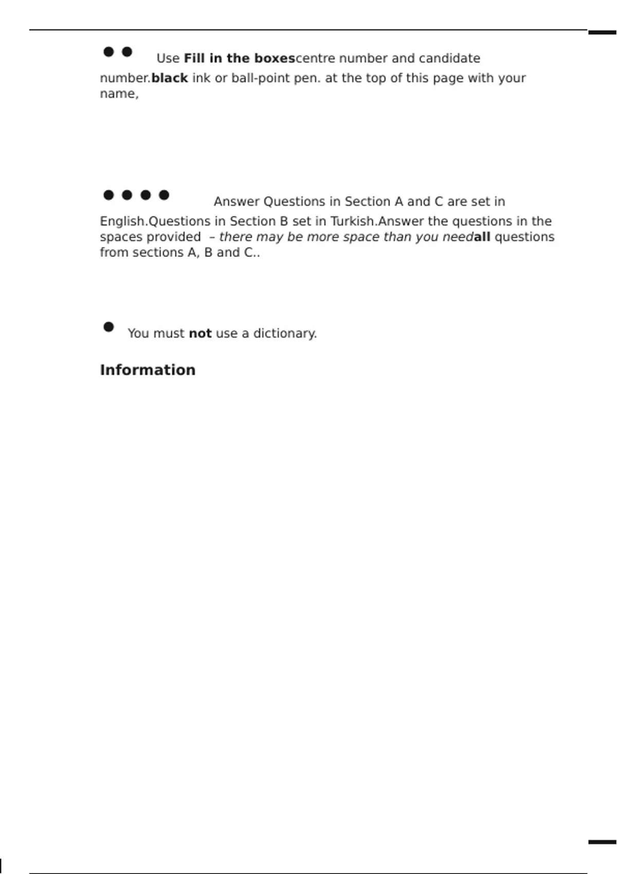 Pearson Edexcel GCSE Turkish Reading & Understanding (Foundation Tier ...