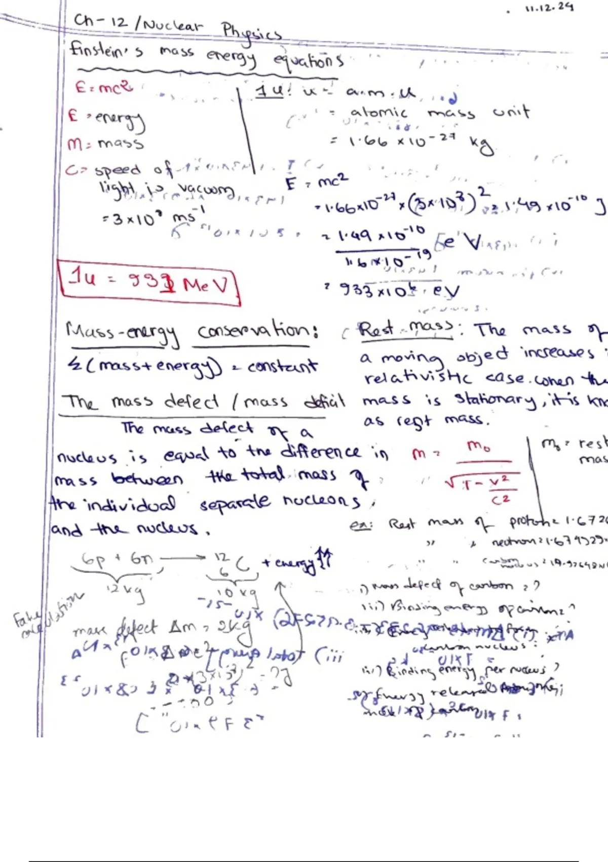 Nuclear Physics A LEVEL A2 NOTES Physics - Physics - Stuvia US