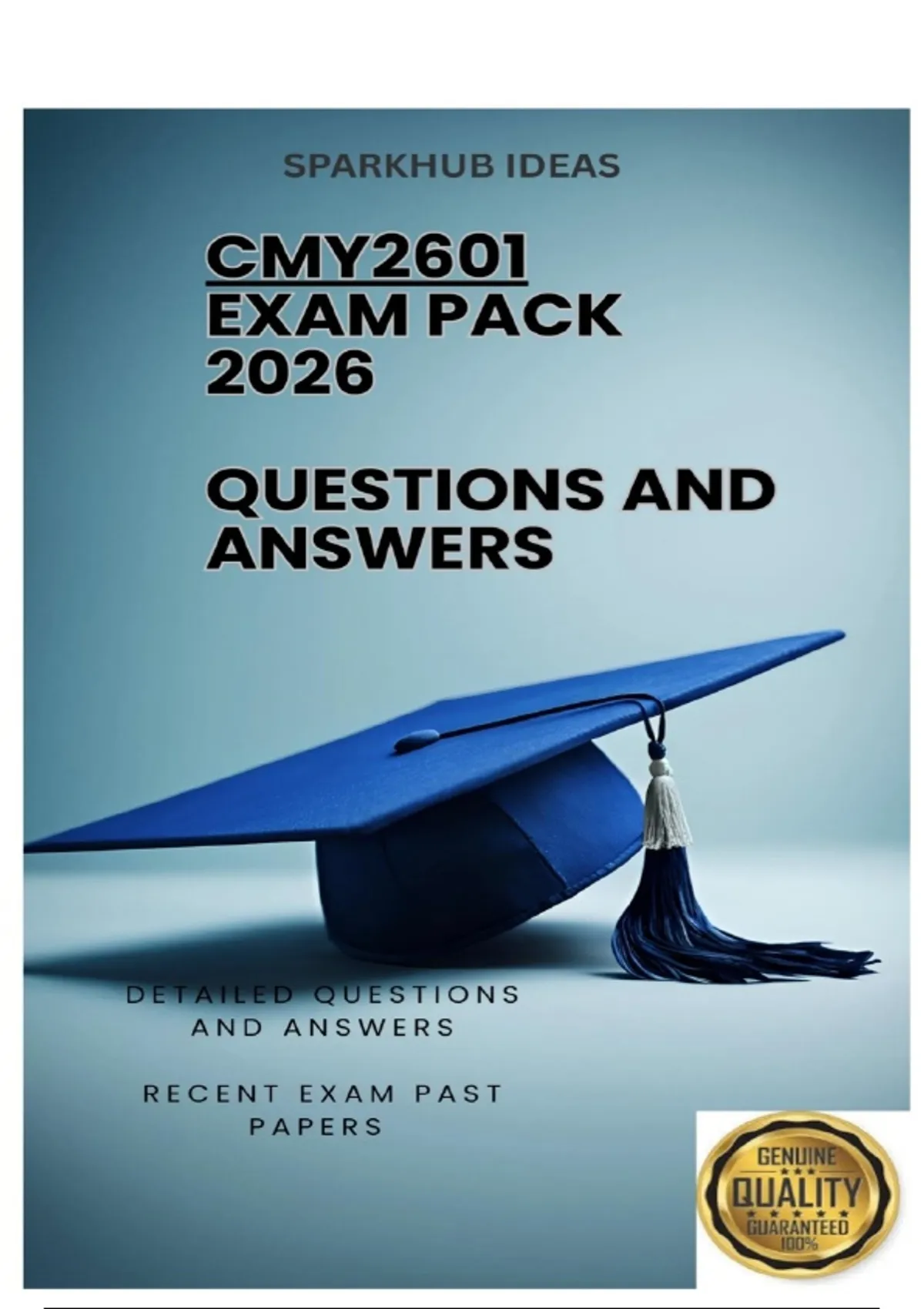 CMY2601 EXAM PACK 2026 - DETAILED QUESTIONS AND ANSWERS - CMY2601 EXAM ...