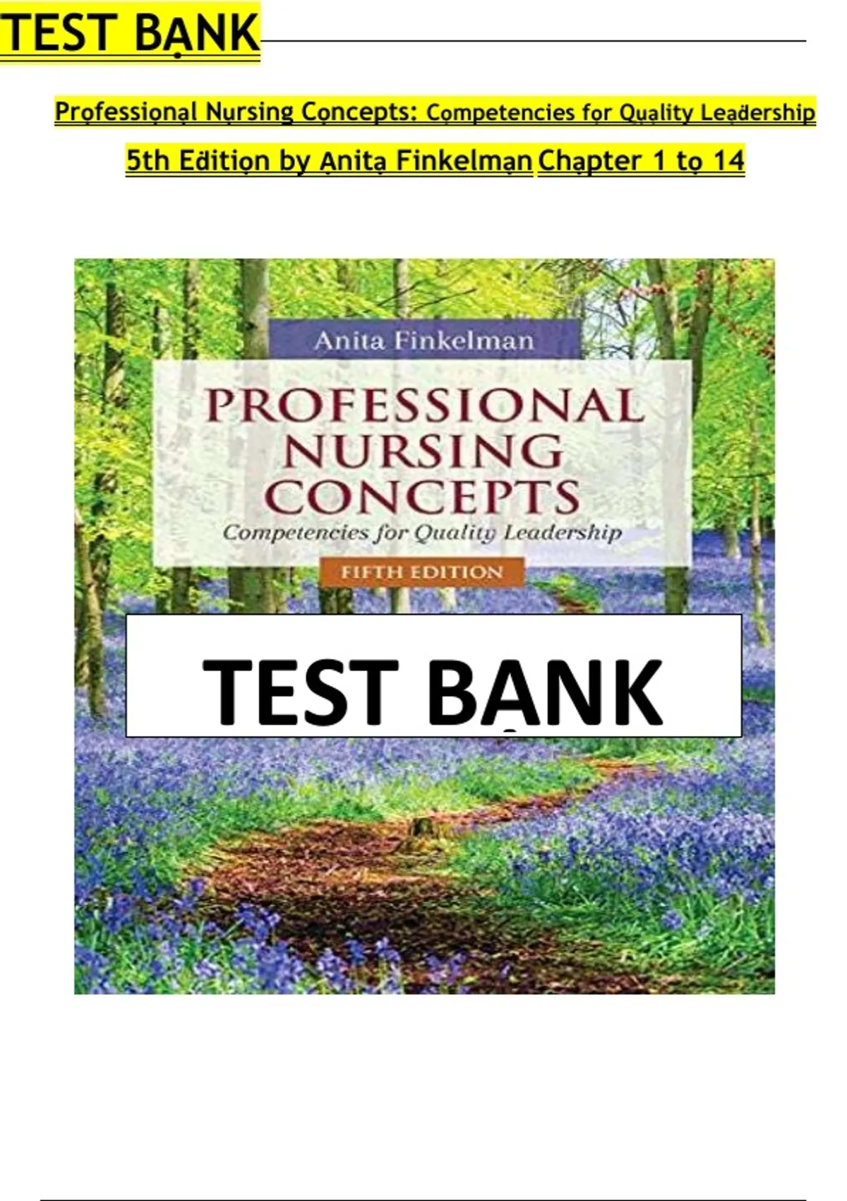 Professional Nursing Concepts: Competencies for Quality Leadership ...